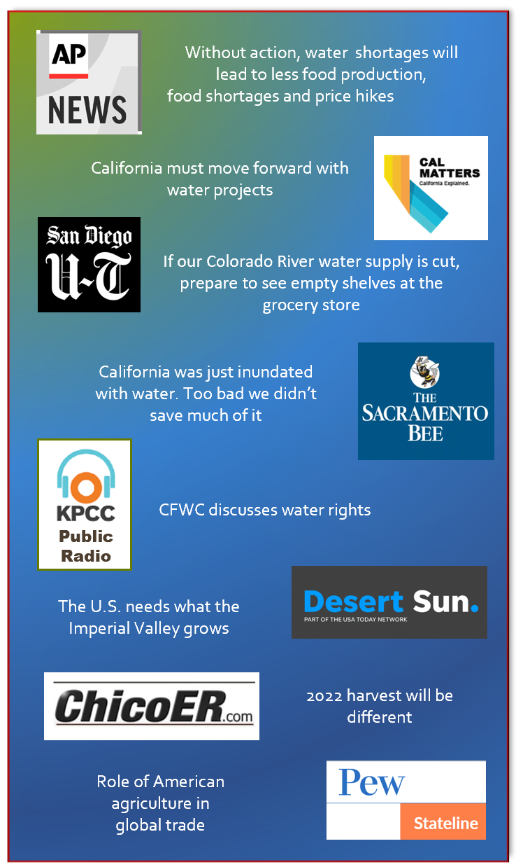 Conventional-Media-Examples - California Farm Water Coalition